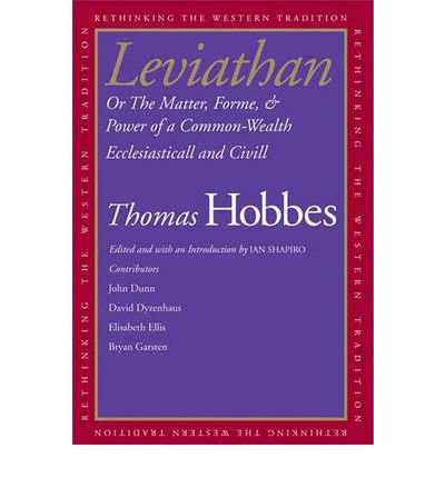 [(Leviathan: Or the Matter, Forme, and Power of a Common-Wealth ...