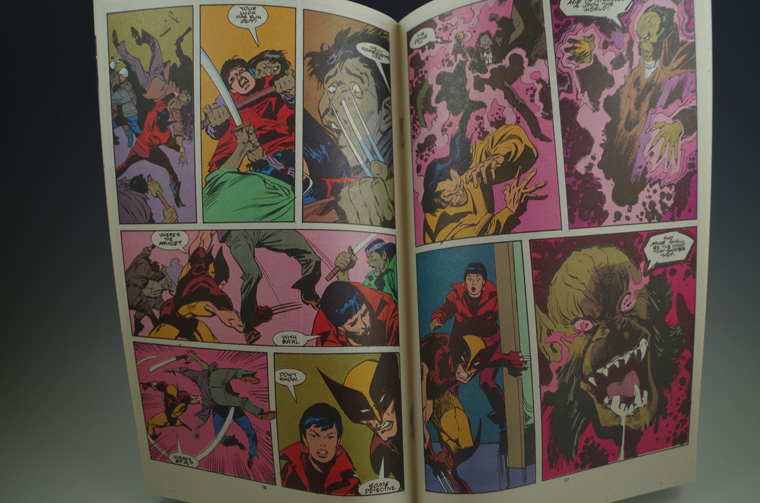 WOLVERINE #16 THE GEHENNA STONE AFFAIR MARVEL COMICS BOOK 1989 by Lee ...