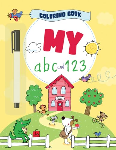My ABCs & 123s Coloring Book: BIG Pages Full of Easy to Coloring Pages ...