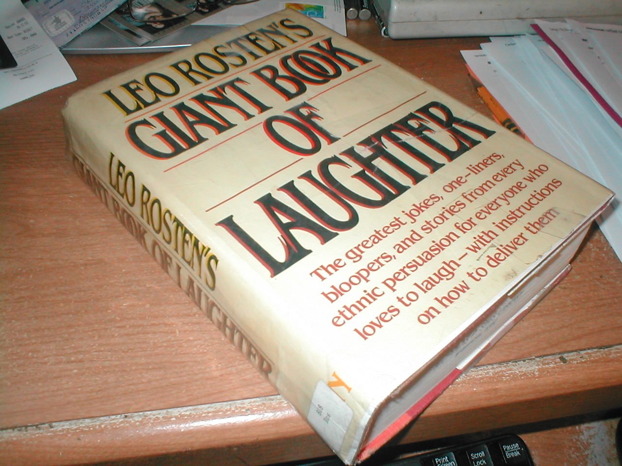 Leo Rosten's Giant Book of Laughter by Leo Rosten | Goodreads