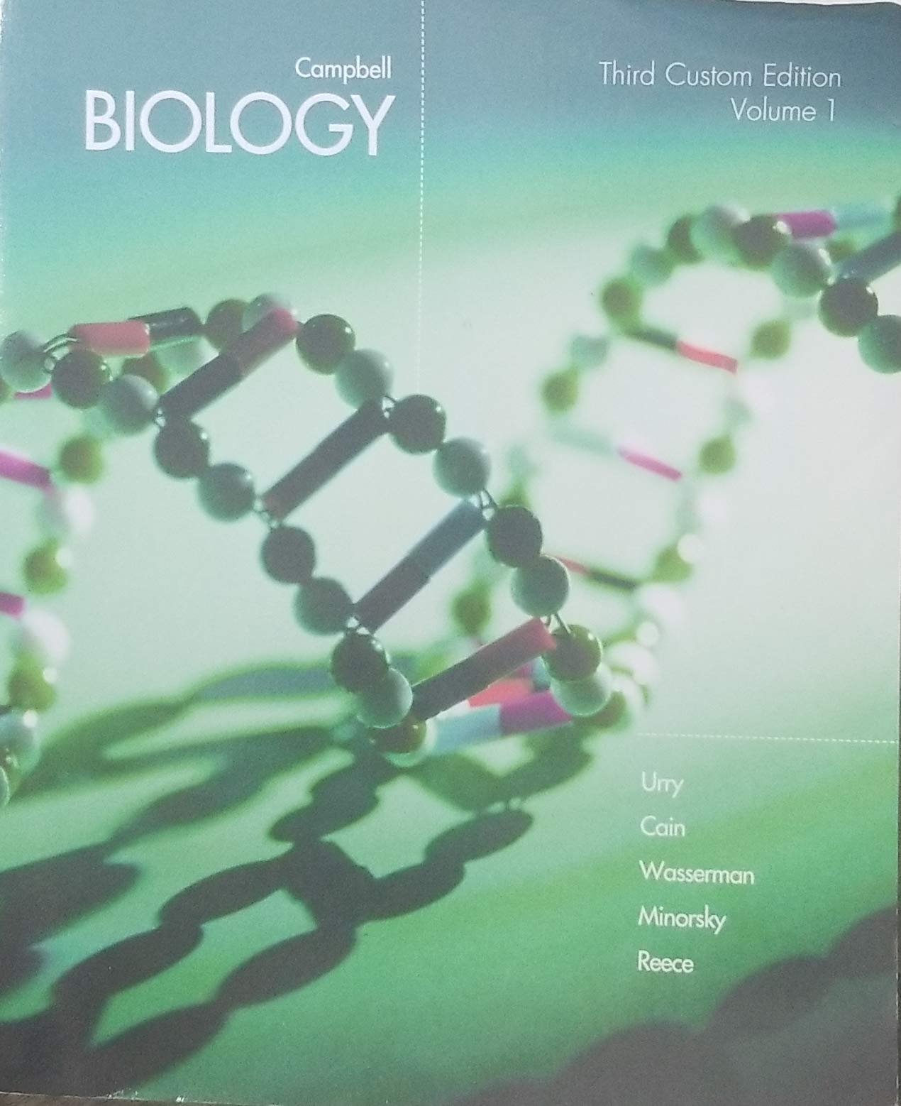 Biology, Third Custom Edition, Volume 1 by Jane B. Reece | Goodreads