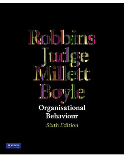 Organizational Behavior (6th Edition) by Stephen P. Robbins | Goodreads