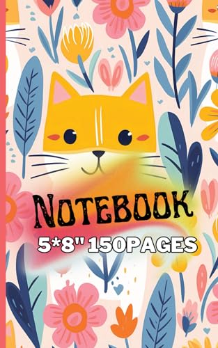 Notebook: "5x8" Ruled Notebook: 150 Pages for Organized Thoughts by ...