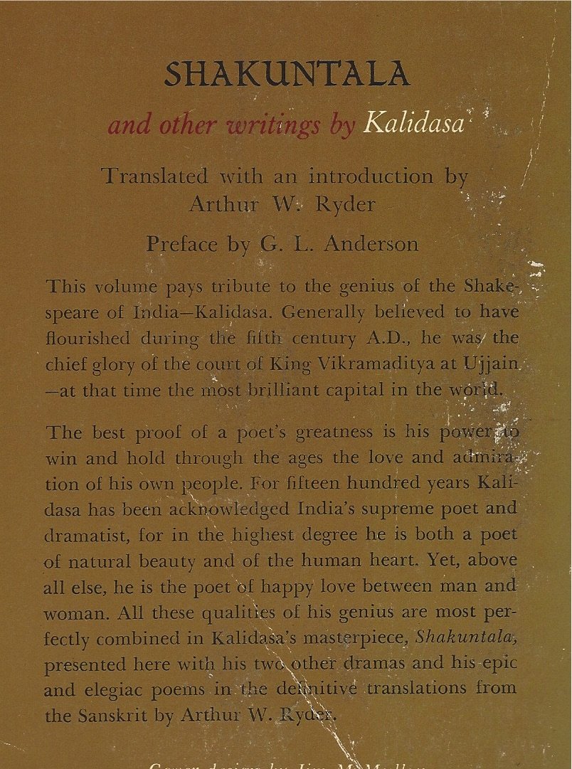 Shakuntala and Other Writings : The finest works of India's greatest ...