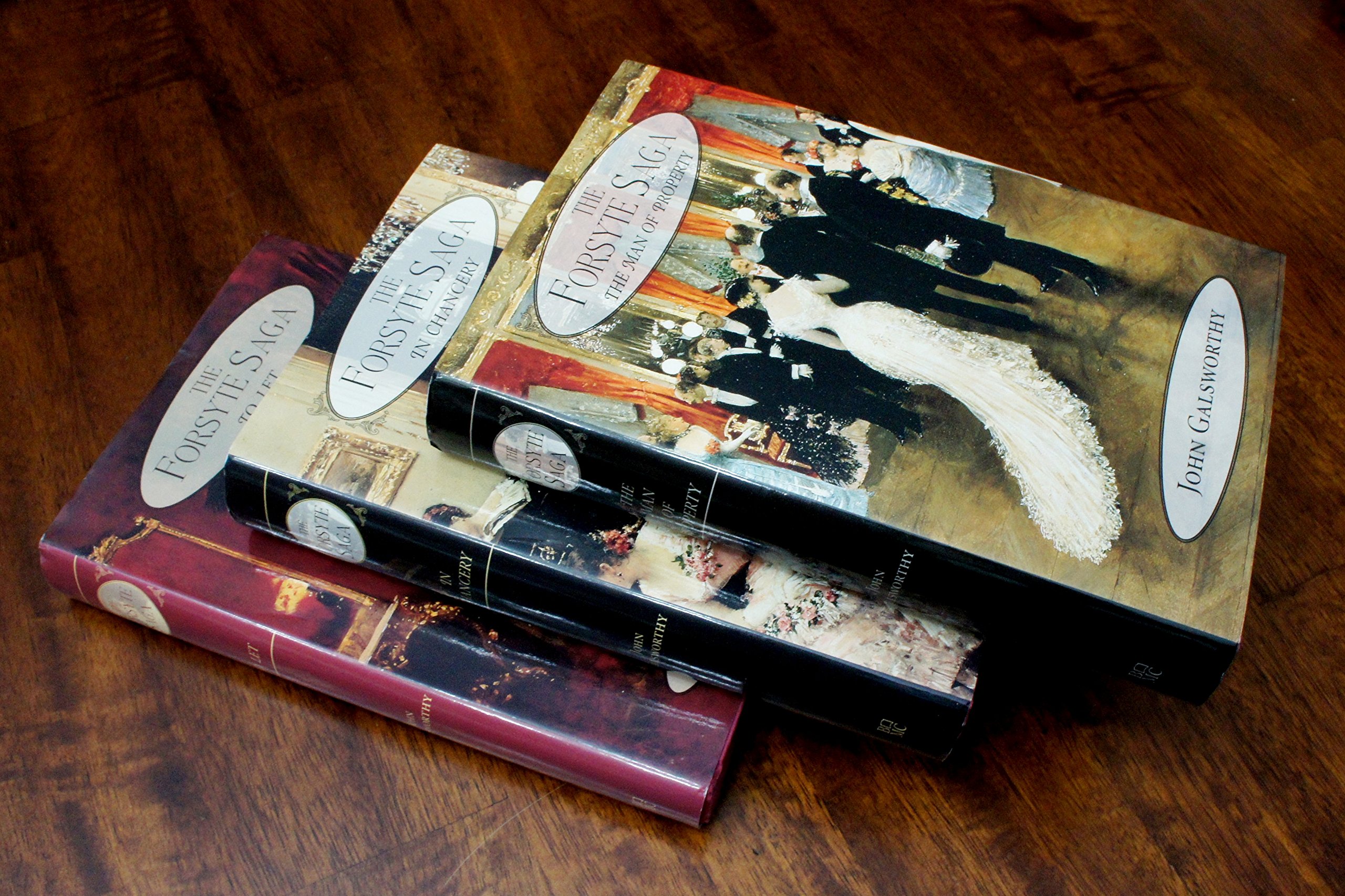 3 volumes of The Forsythe Saga: The Man of Property, To Let, and In ...