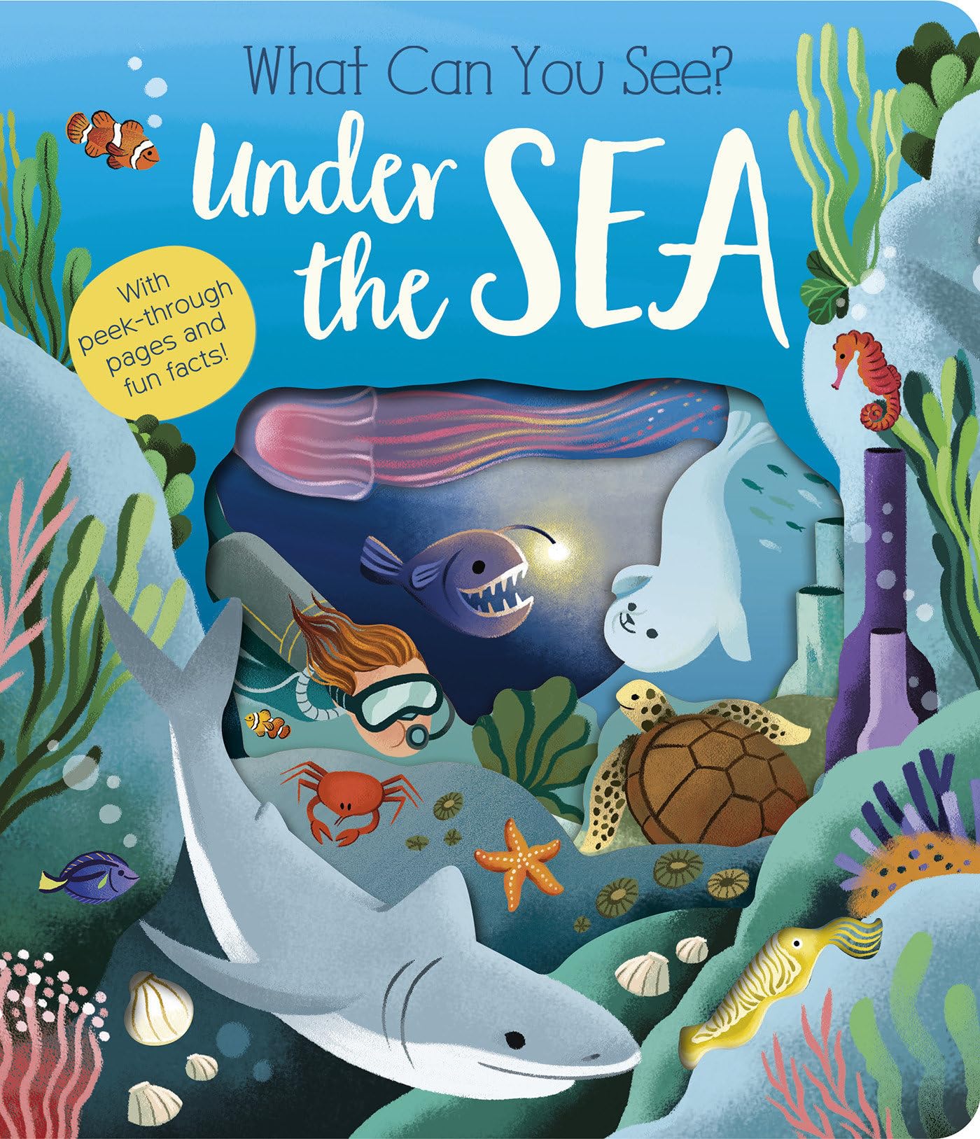 What Can You See? Under the Sea: With peek-through pages and fun facts ...