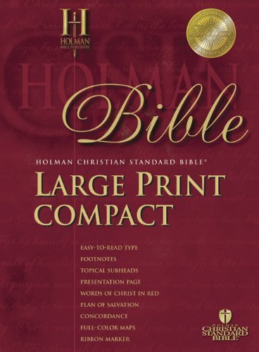 Holman CSB Large Print Compact Classic Edition - Burgundy - Duo-Grain ...
