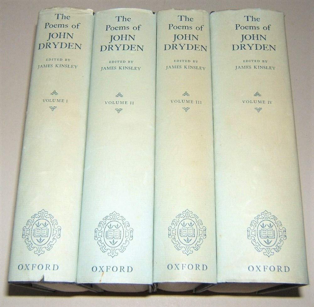 The Poems (|c OET |t Oxford English Texts) by John Dryden | Goodreads