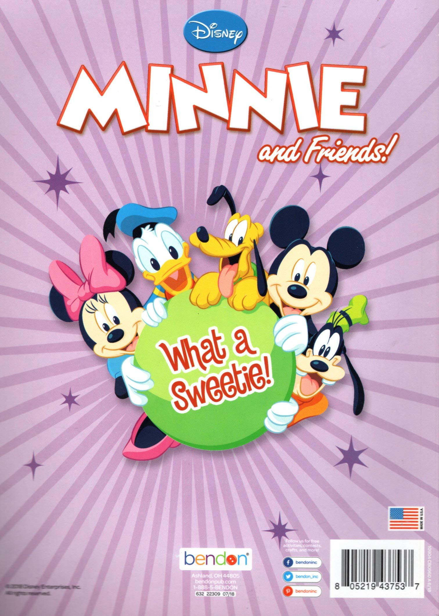 Disney Minnie and Friends - Big Fun Book to Color - What a Sweetie by ...
