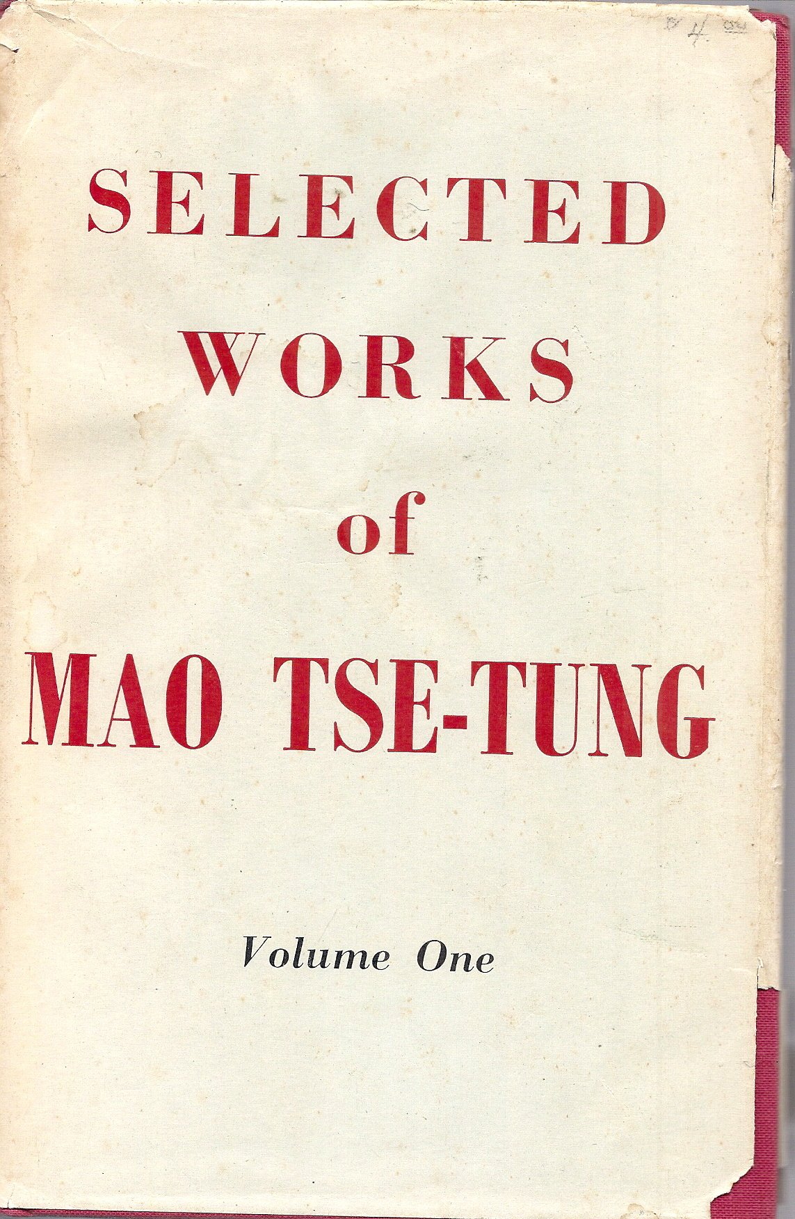 Selected Works of Mao Tse-Tung - Vol 1 by Mao Zedong | Goodreads