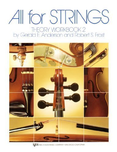 85VN - All For Strings Theory WorkBook 2: Violin by Robert Frost, Gerald Anderson (1988 ...
