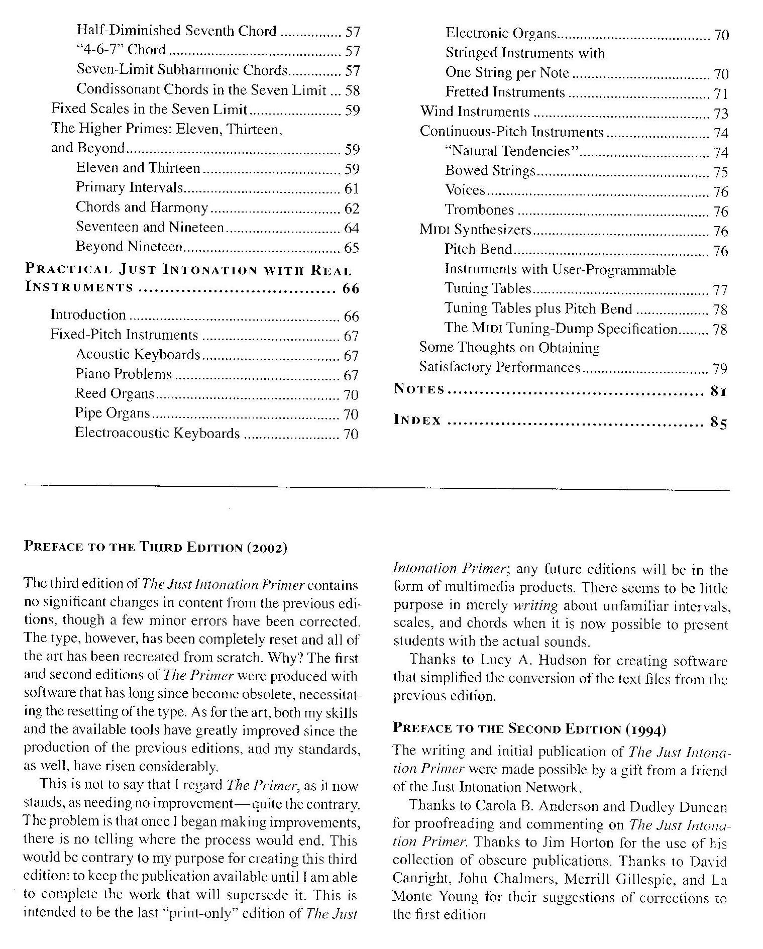 The Just Intonation Primer: An Introduction to the Theory and Practice ...