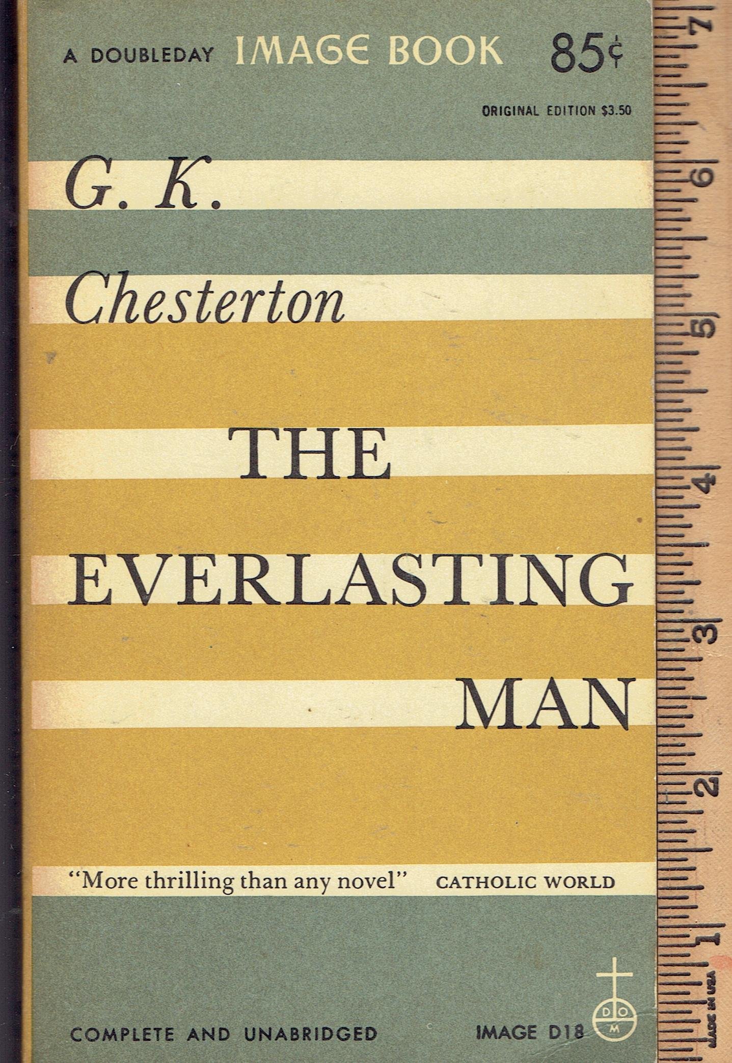 The Everlasting Man (Image D18] by G.K. Chesterton | Goodreads
