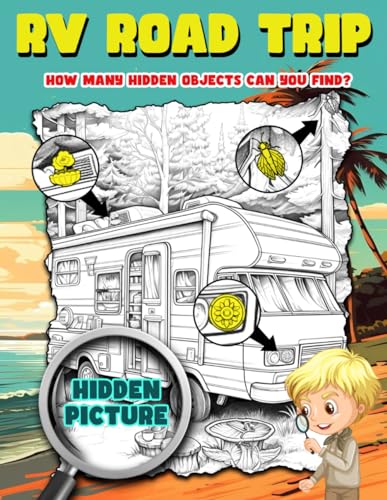 RV Road Trip Hidden Pictures Book: The Great Big Search And Find ...