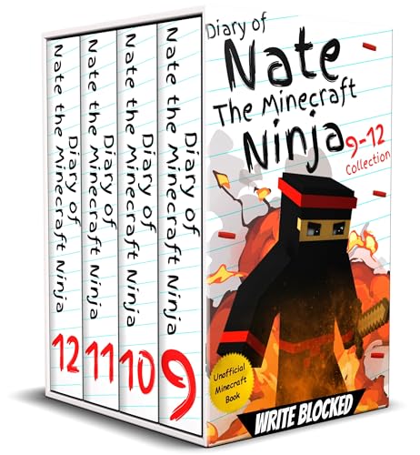 Diary of Nate The Minecraft Ninja Collection 3: (Books 9-12) (An ...