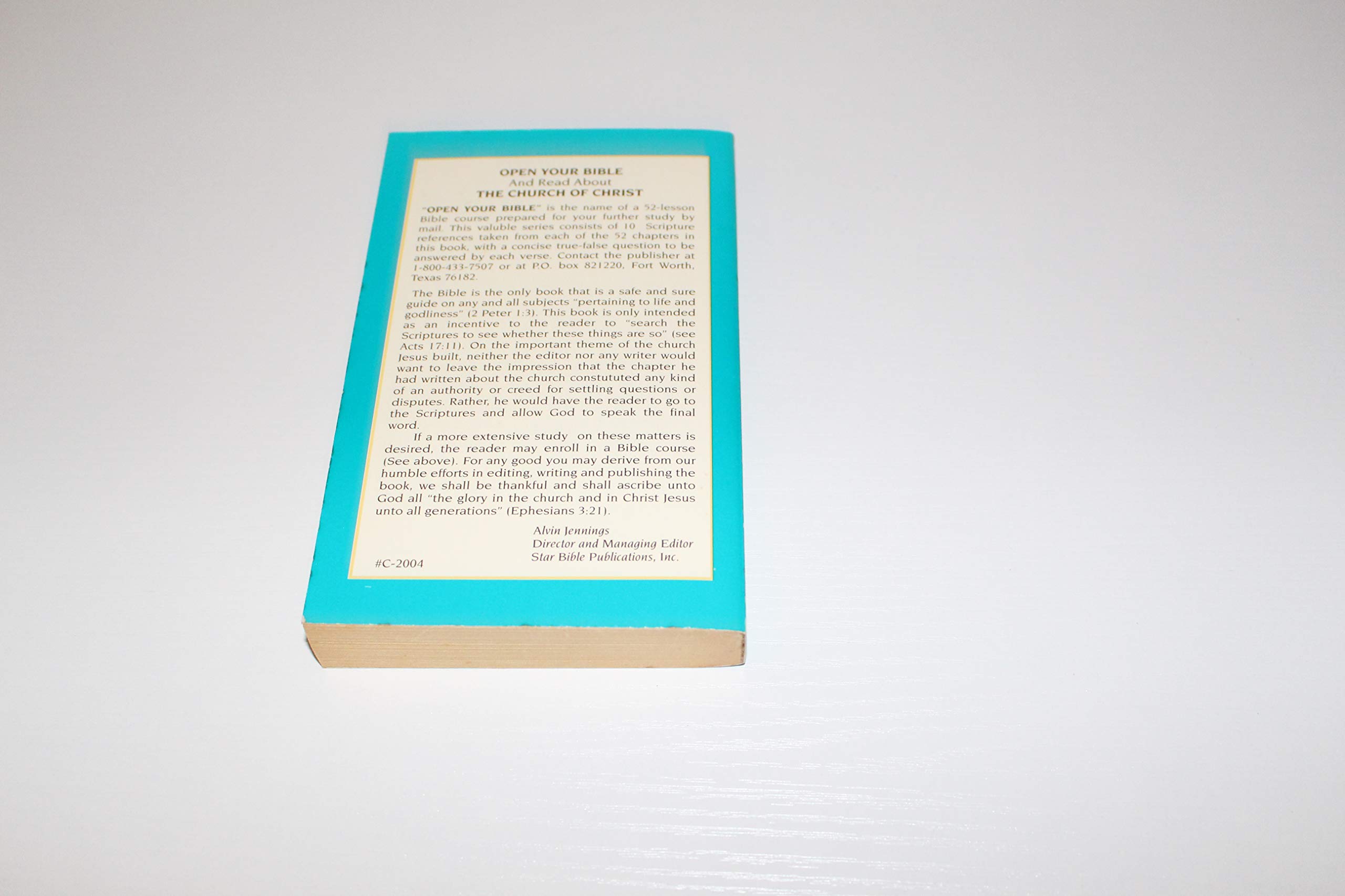 Introduction to the Church of Christ: Distinctive Features of the ...