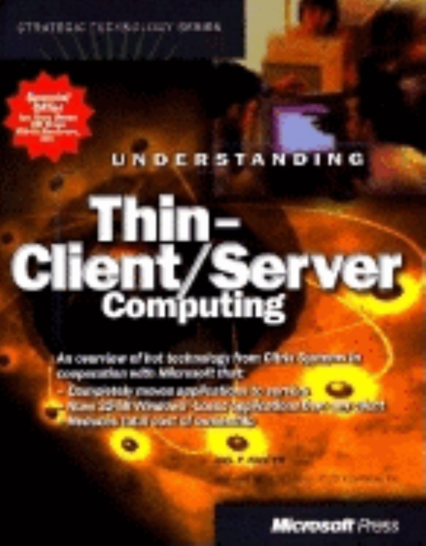 Understanding Thin Client Server Computing (Strategic Technology Series ...