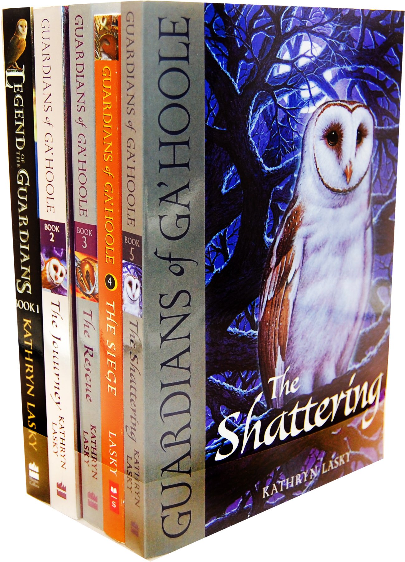 Kathryn Lasky Guardians of GaHoole 5 Books Collection Pack Set RRP: £26 ...