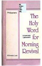 The Holy Word for Morning Revival by Witness Lee | Goodreads