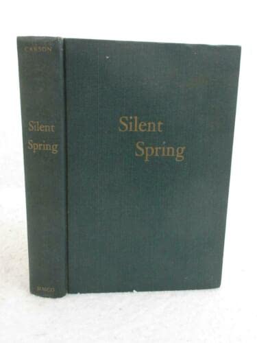 Rare Rachel Carson SILENT SPRING 1962 Houghton Mifflin 4th Printing ...