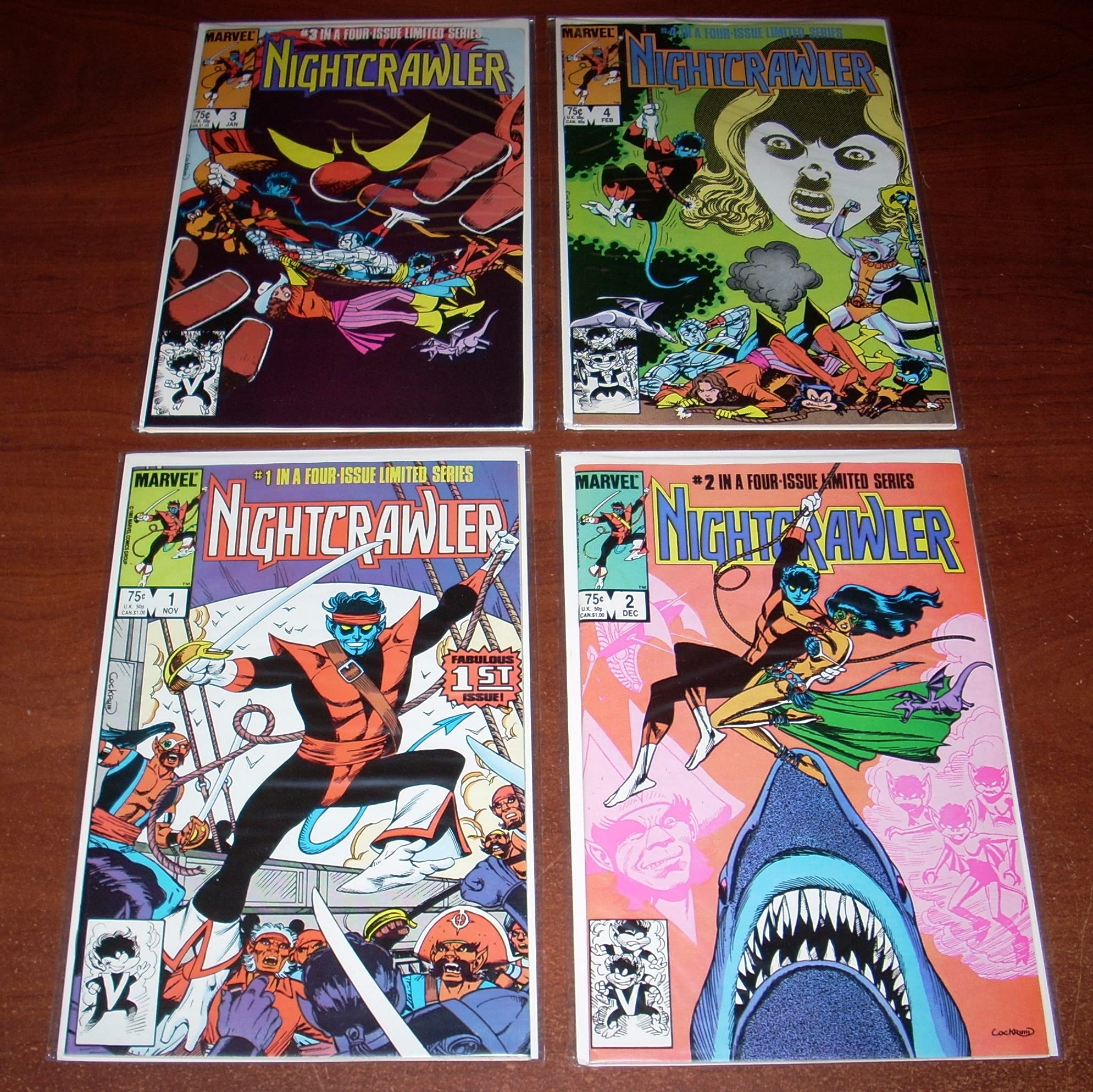 Nightcrawler SET #1 #2 #3 #4 - 1st Series by Dave Cockrum | Goodreads