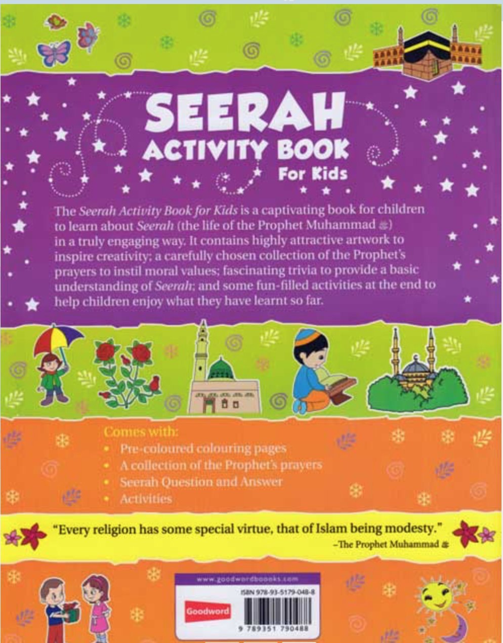 Color and Activity: Seerah Activity Book For Kids by Hayrunnisa Sen ...