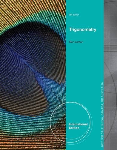 Trigonometry by Ron Larson by Ron Larson | Goodreads