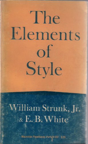 The Elements of Style: Third Edition with Index by William Strunk Jr ...