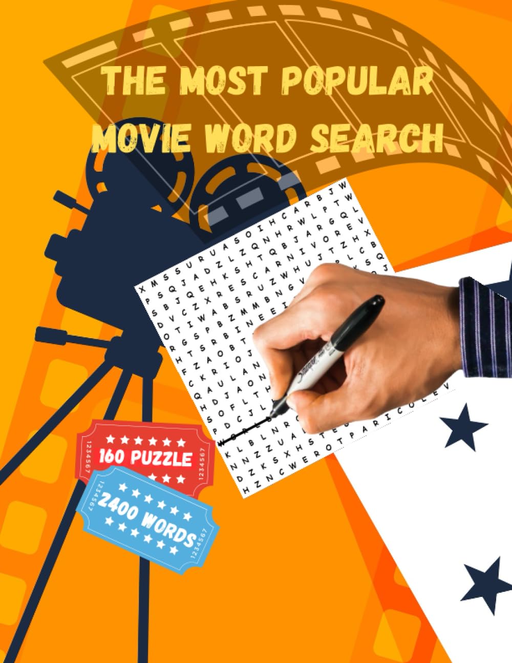 The most popular movie word search: With 160 Puzzles -Two Puzzles for ...