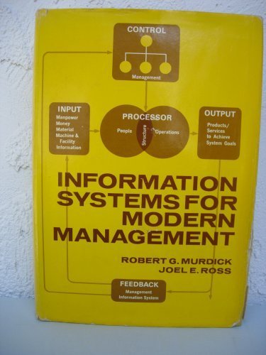 Information systems for modern management by Robert G. Murdick | Goodreads