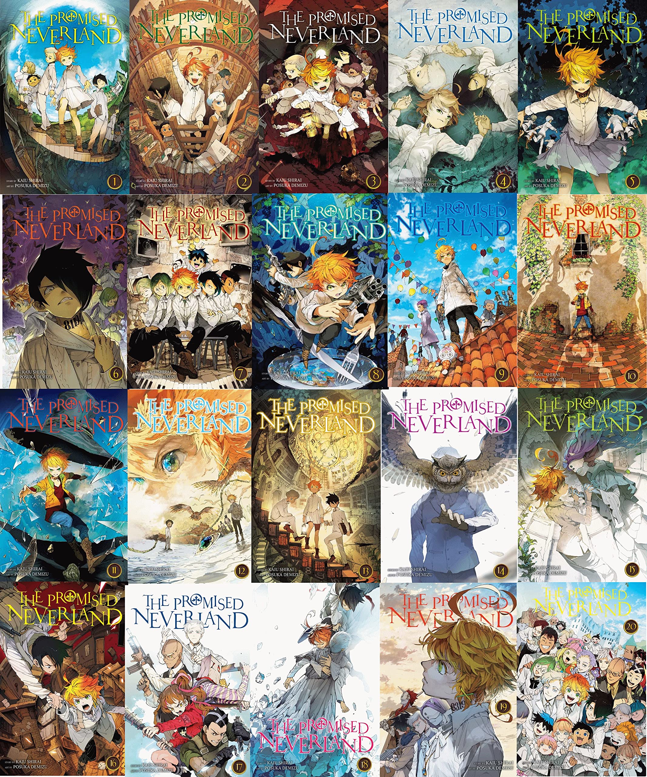 The Promised Neverland Vol (1-20): 20 Books Collection Set by Kaiu ...
