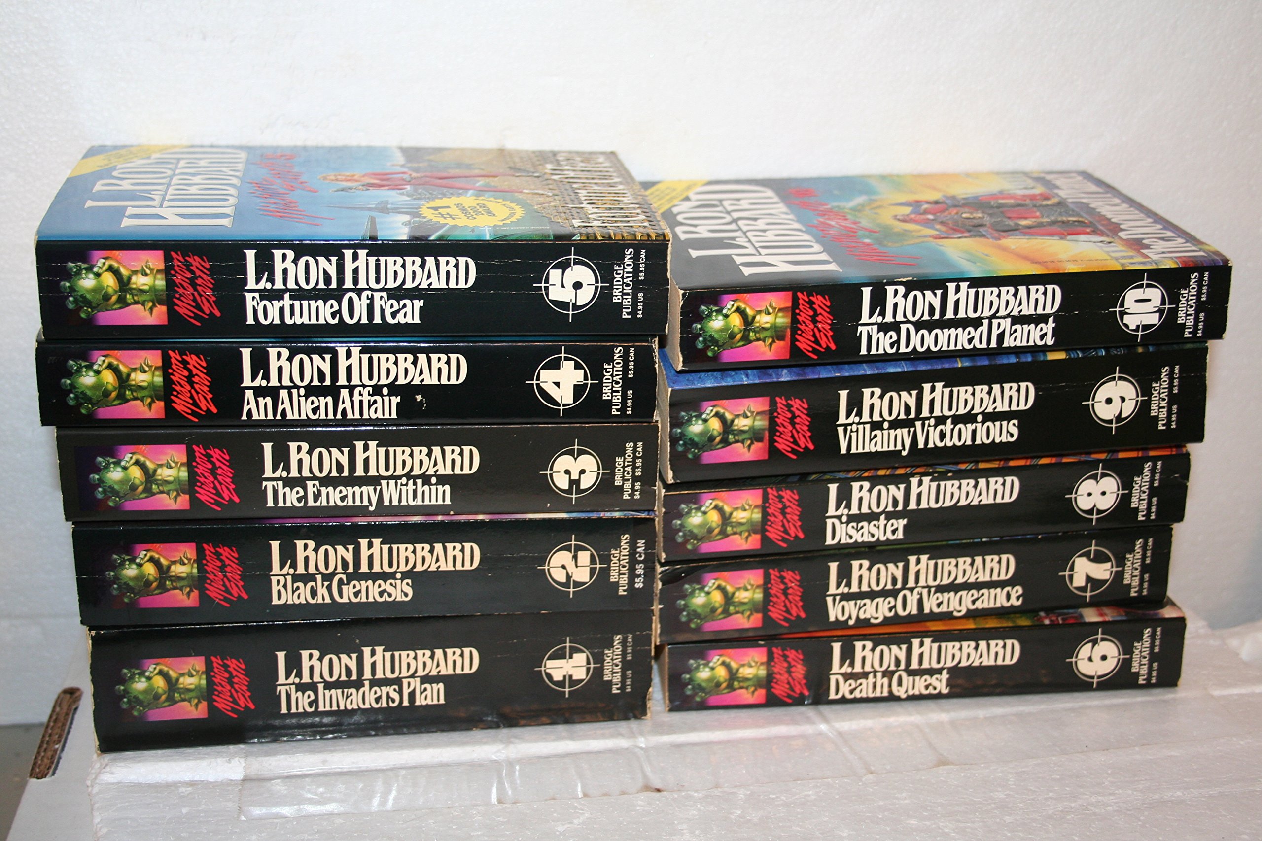 L. Ron Hubbard's Mission Earth Complete 10-volume Set by L. Ron Hubbard ...