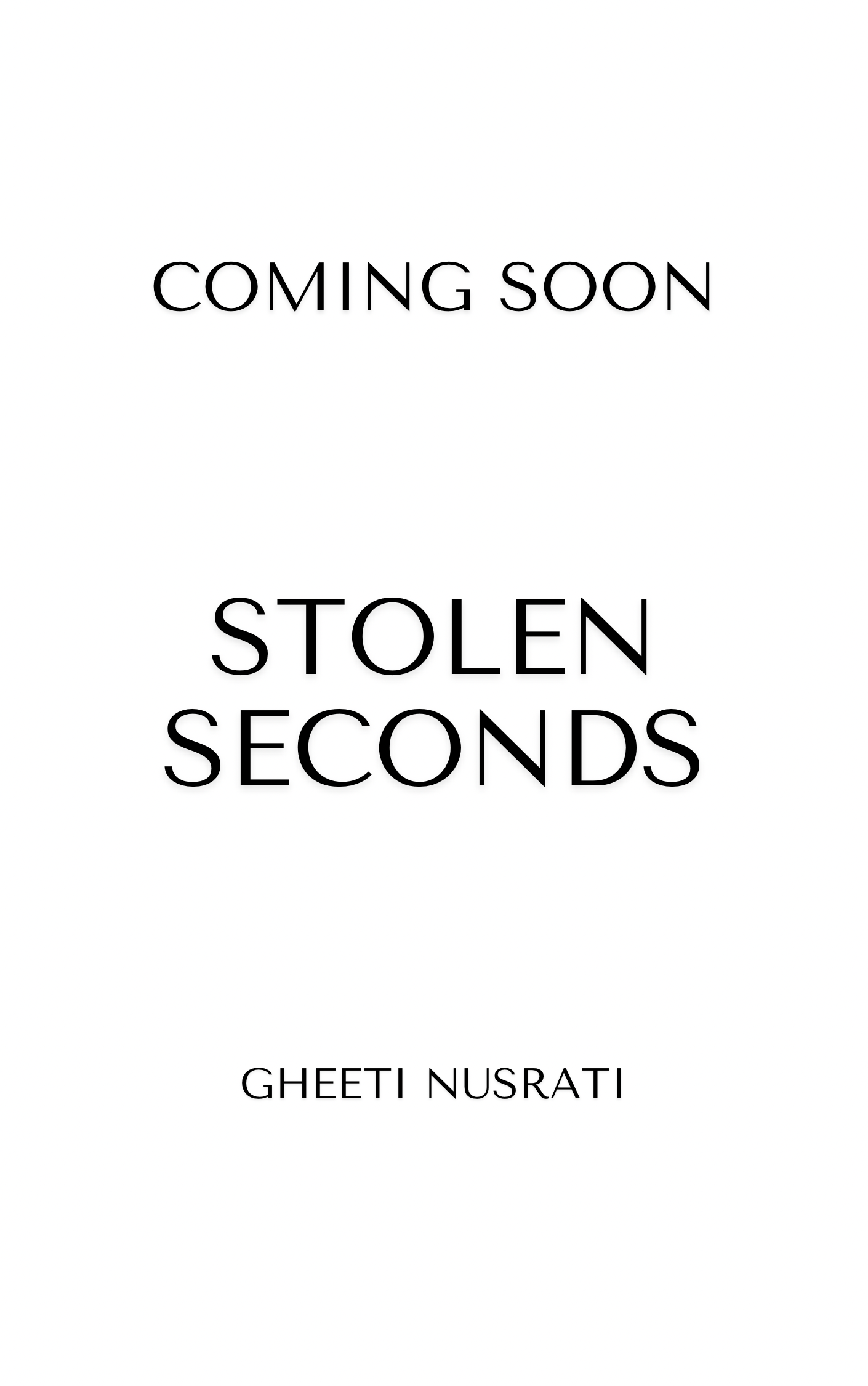 Stolen Seconds (Tethered Fates, #2) by Gheeti Nusrati | Goodreads