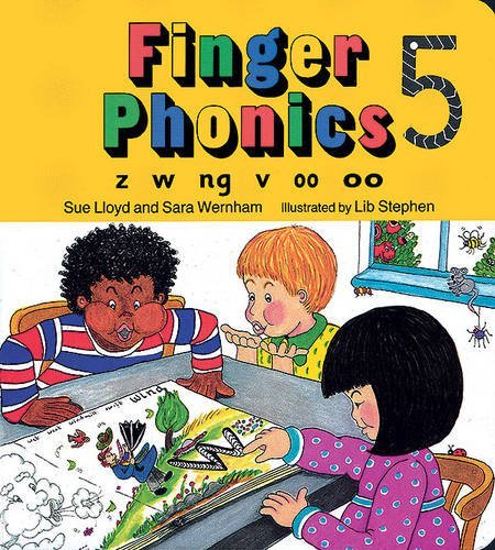Finger Phonics Book 5: Z, W, Nb, V, Oo/Board Book Finger Phonics Book 5 ...