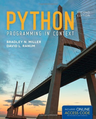 Python Programming In Context by Bradley N. Miller by Bradley N. Miller | Goodreads