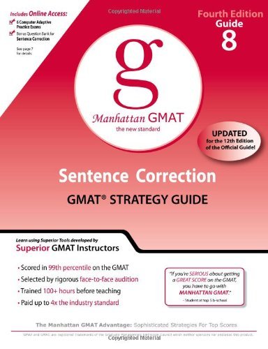 Sentence Correction GMAT Preparation Guide (Manhattan GMAT Preparation ...