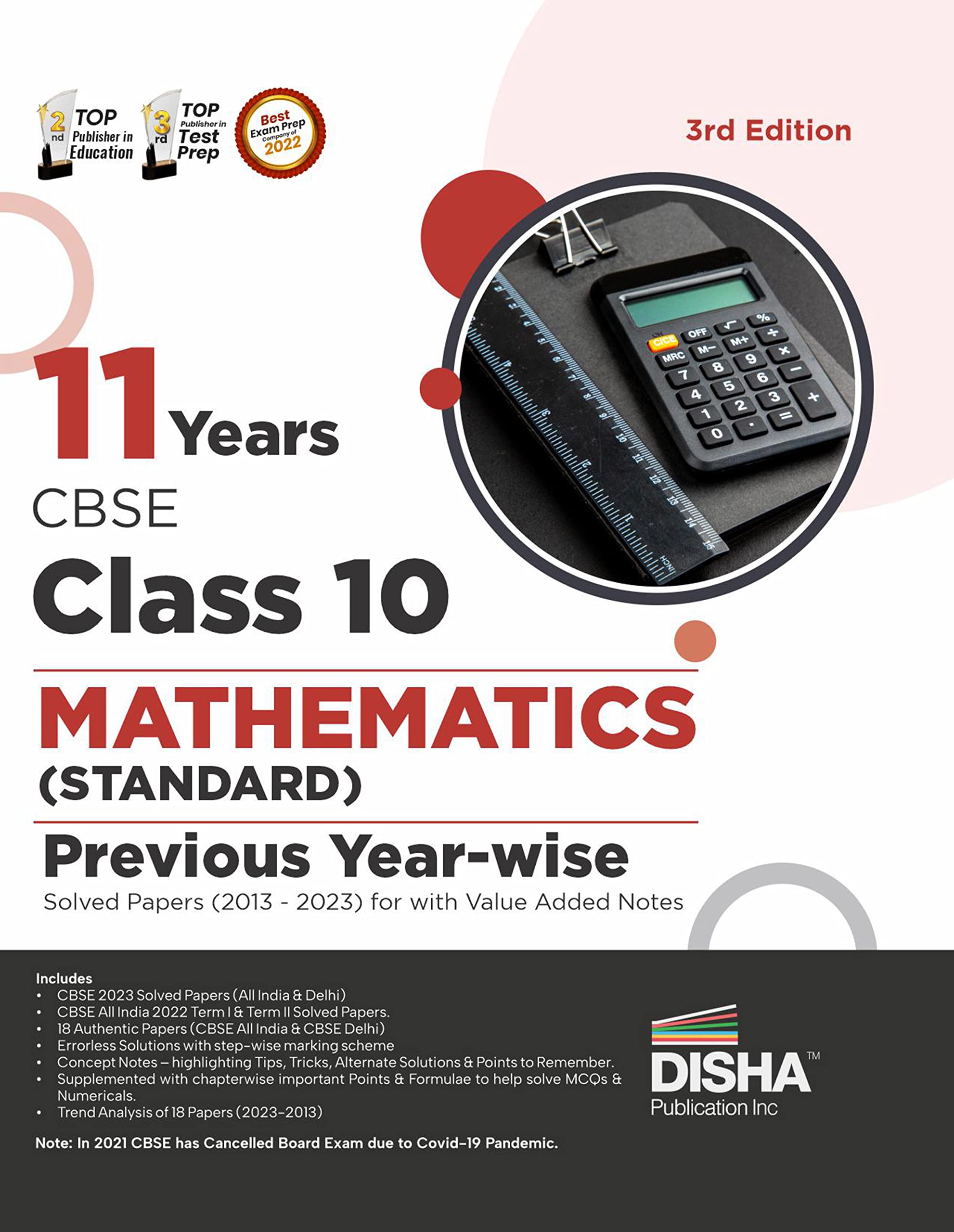 11 Years CBSE Class 10 Mathematics (Standard) Previous Year-wise Solved ...