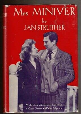 Rare MRS. MINIVER. by Struther, JanGrosset & Dunlap 1st edit/1st print ...
