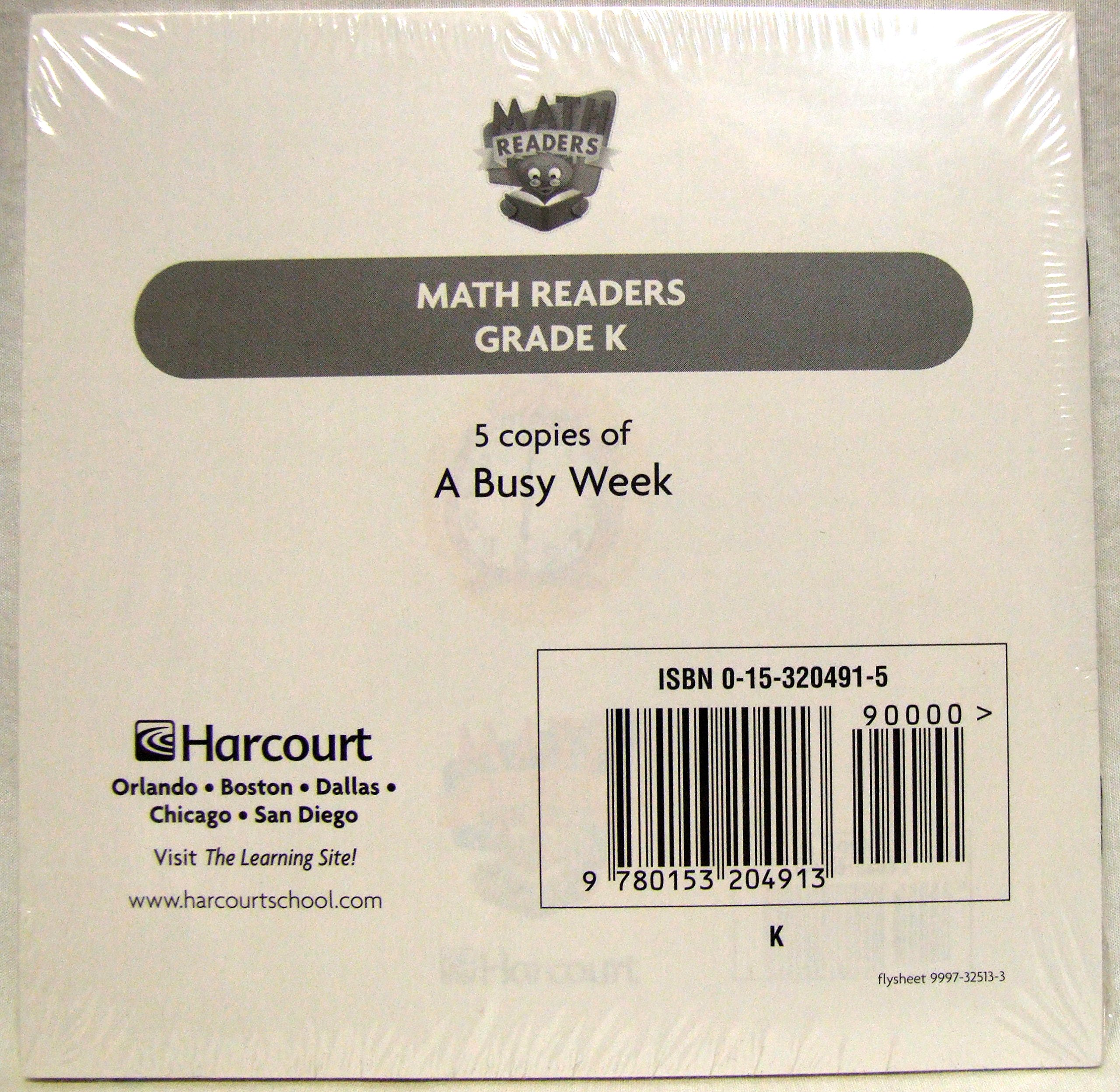 Harcourt Math Worksheet