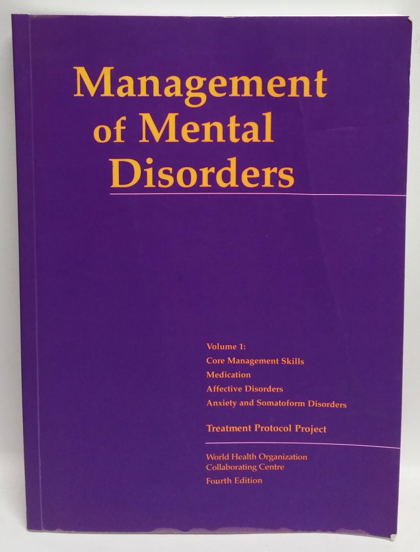 Management of Mental Disorders: Volumes 1 and 2 by World Health ...