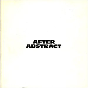 After abstract: September 24 through October 29, 1988 by Art Center ...