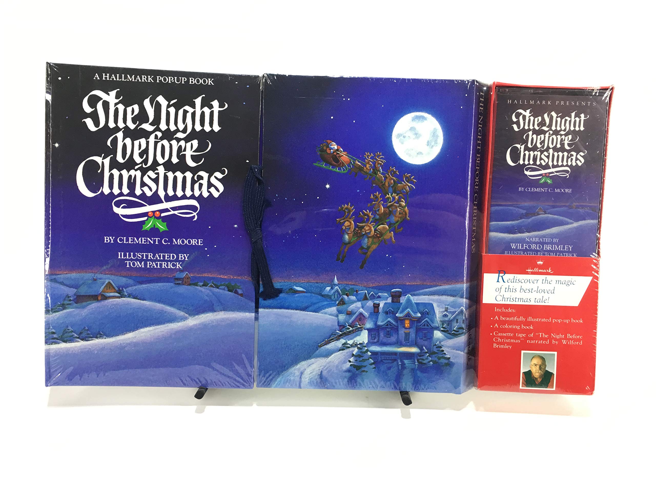 The Night Before Christmas - A Hallmark Pop-up Book with Audio Cassette ...