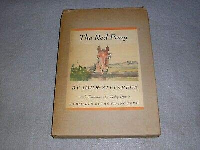 The Red Pony John Steinbeck Wesley Dennis Illustrated First Edition ...