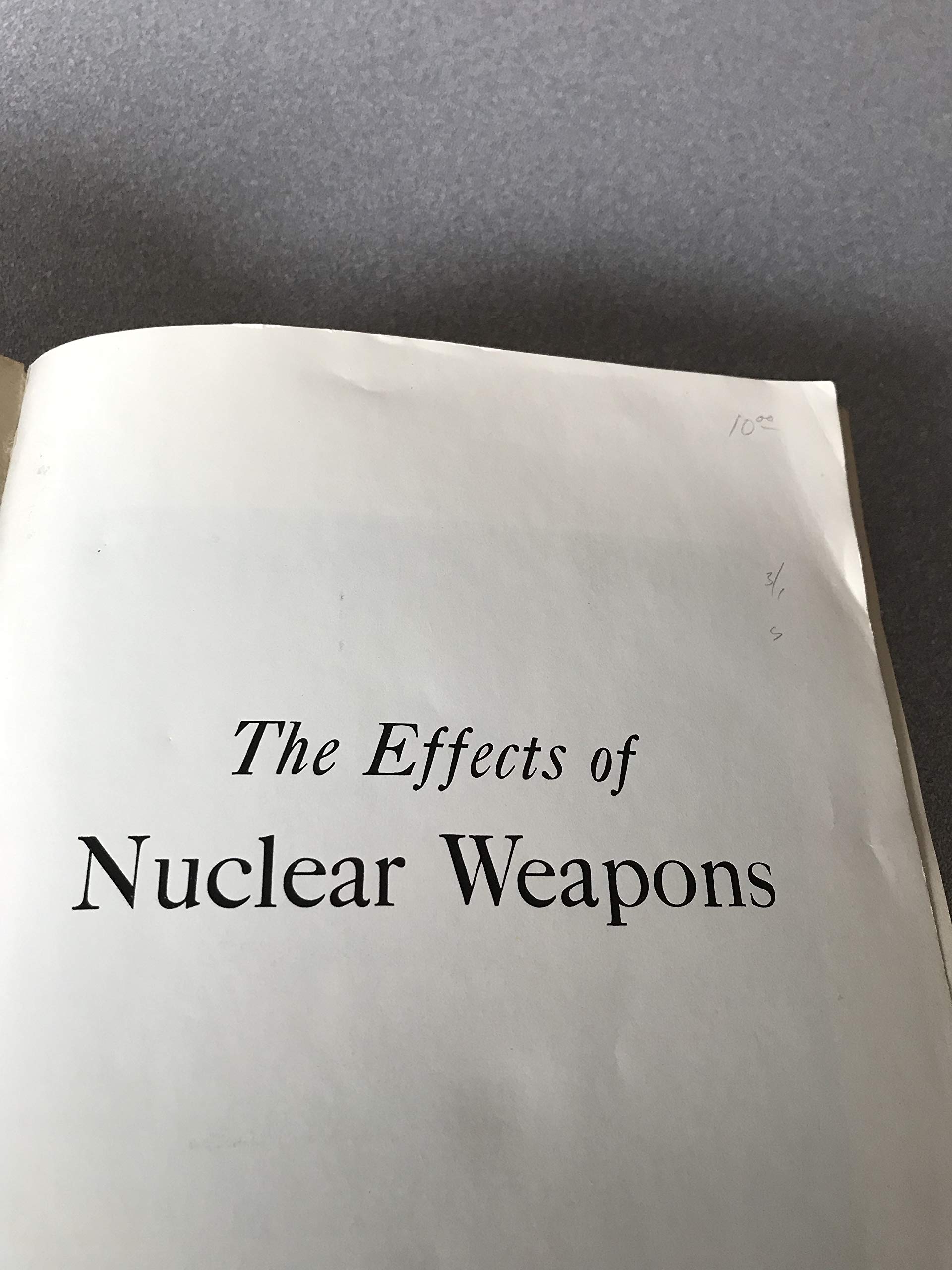 The Effects of Nuclear Weapons by Samuel Glasstone | Goodreads