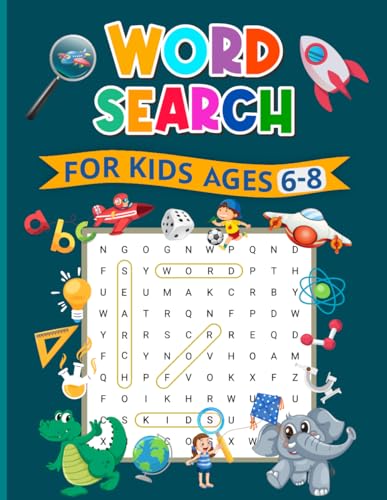 Word Search for Kids Ages 6-8: Kids' Spelling, Vocabulary, Memory, and ...