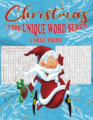 1000+ Unique Christmas Word Search Puzzles For Adults Large Print ...