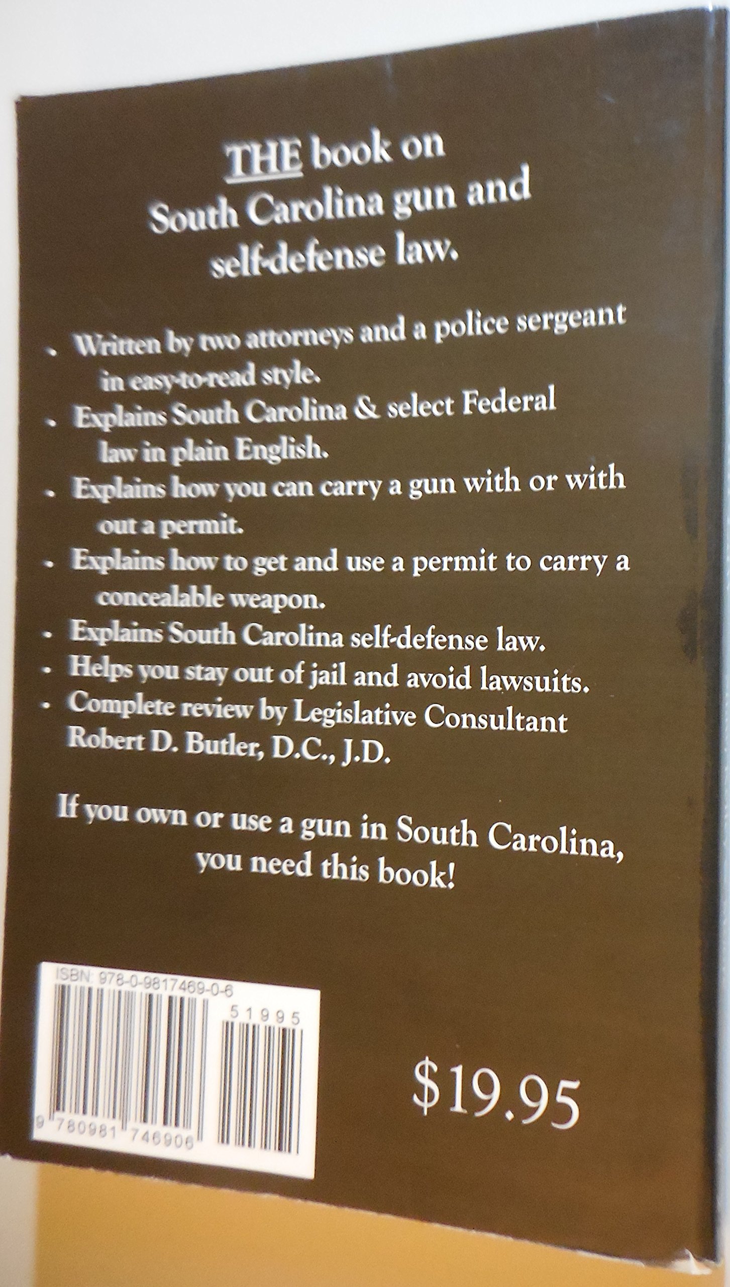 SOUTH CAROLINA GUN LAW by Stephen Fulton Shaw | Goodreads