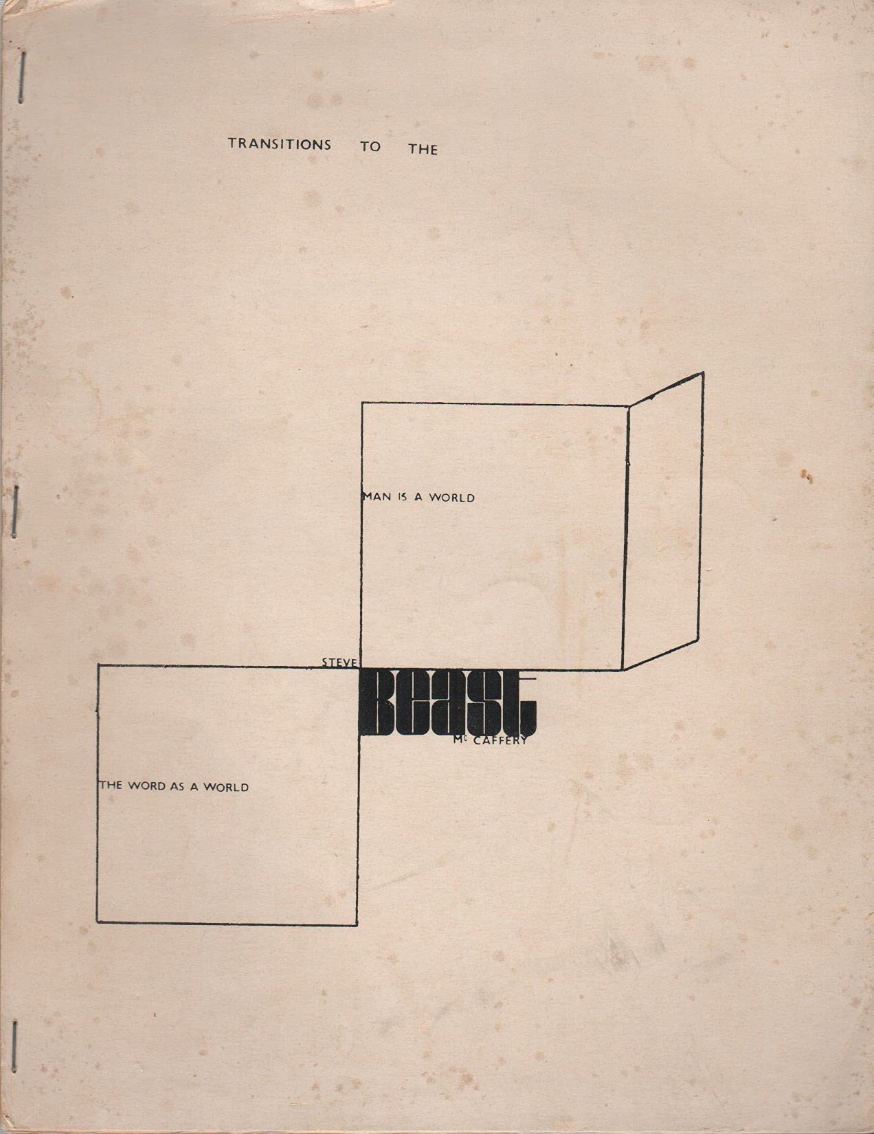 TRANSITIONS TO THE BEAST: Post Semiotic Poems [grOnk Magazine - Series ...