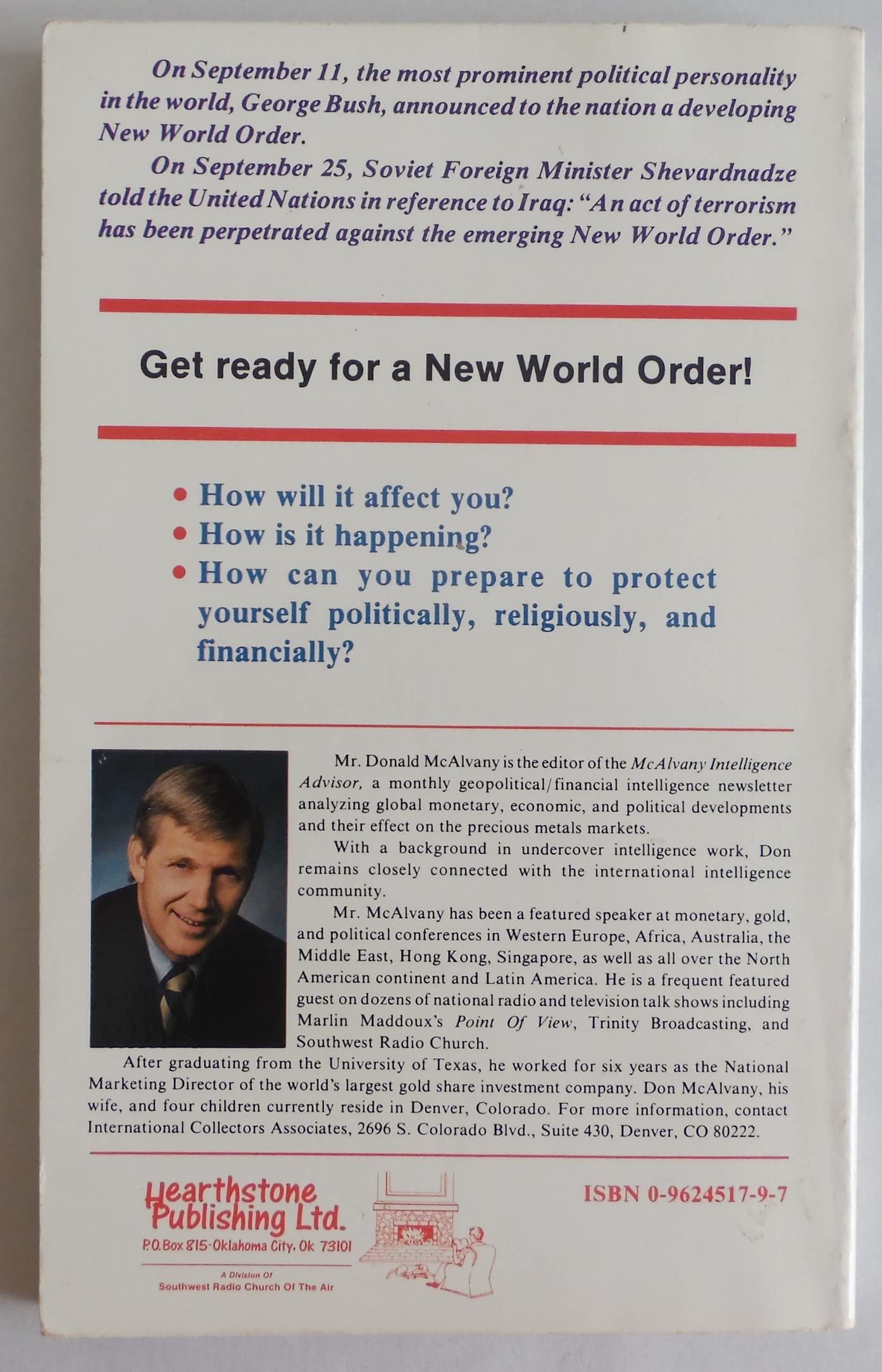 Toward a New World Order: The Countdown to Armageddon by Donald ...