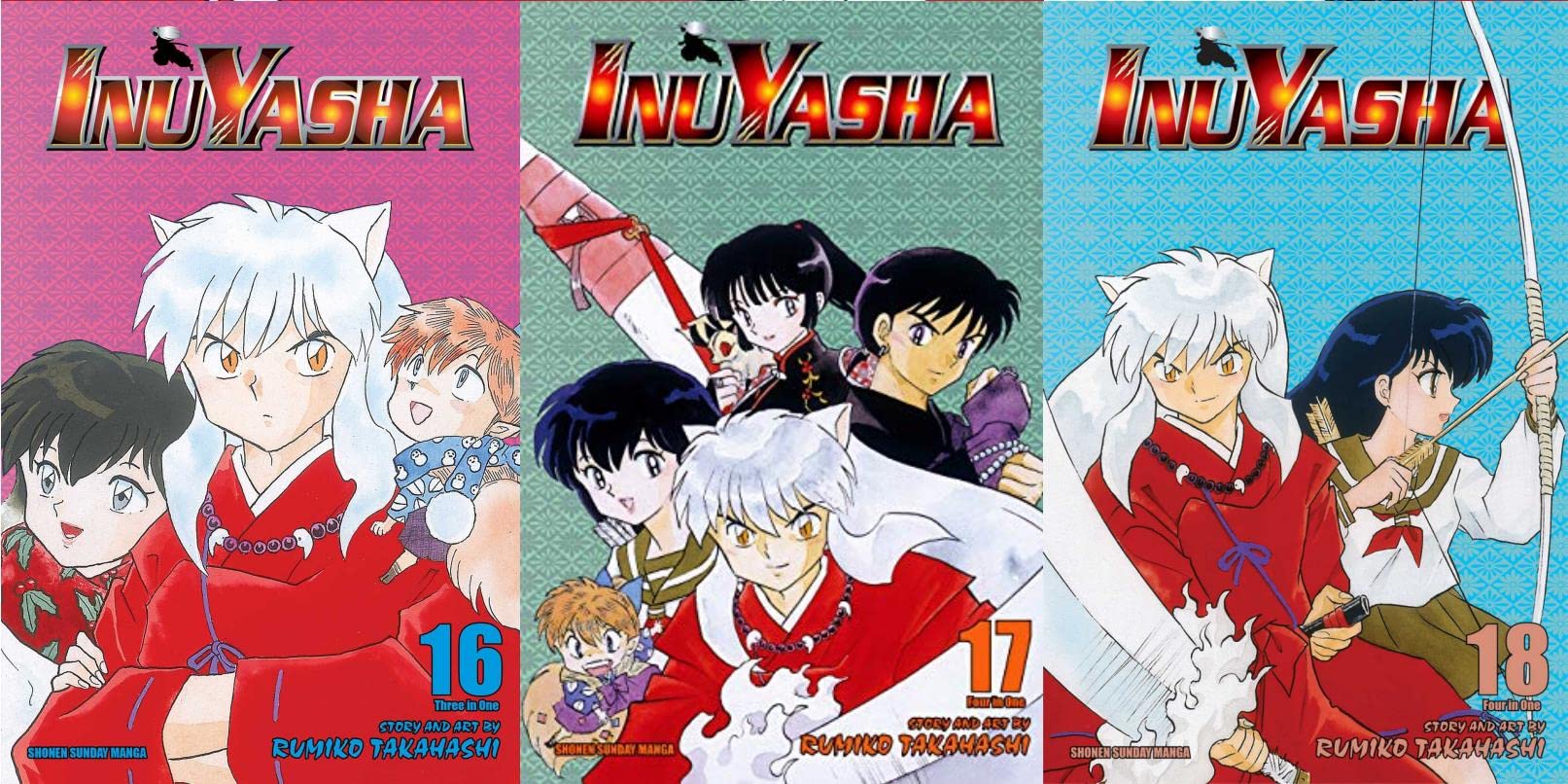 Inuyasha VIZBIG Edition Manga by Rumiko Takahashi: 9-book Collection ...